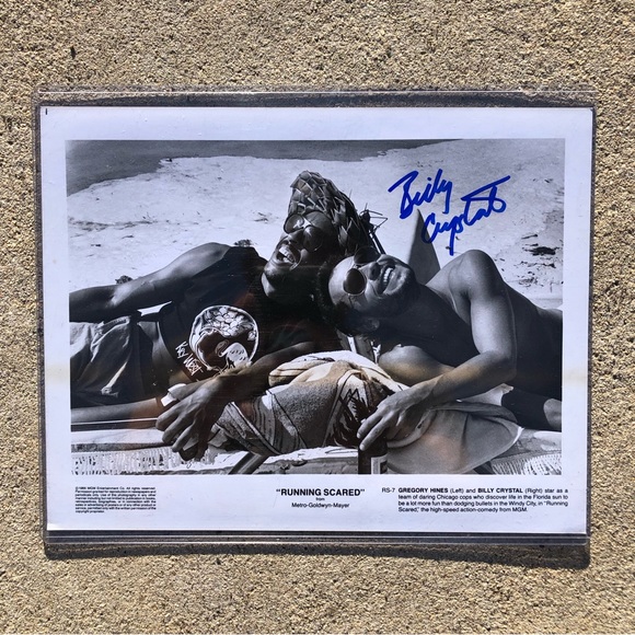 Other | Vtg 1986 Billy Crystal Autograph Running Scared Movie Press Photo | Poshmark